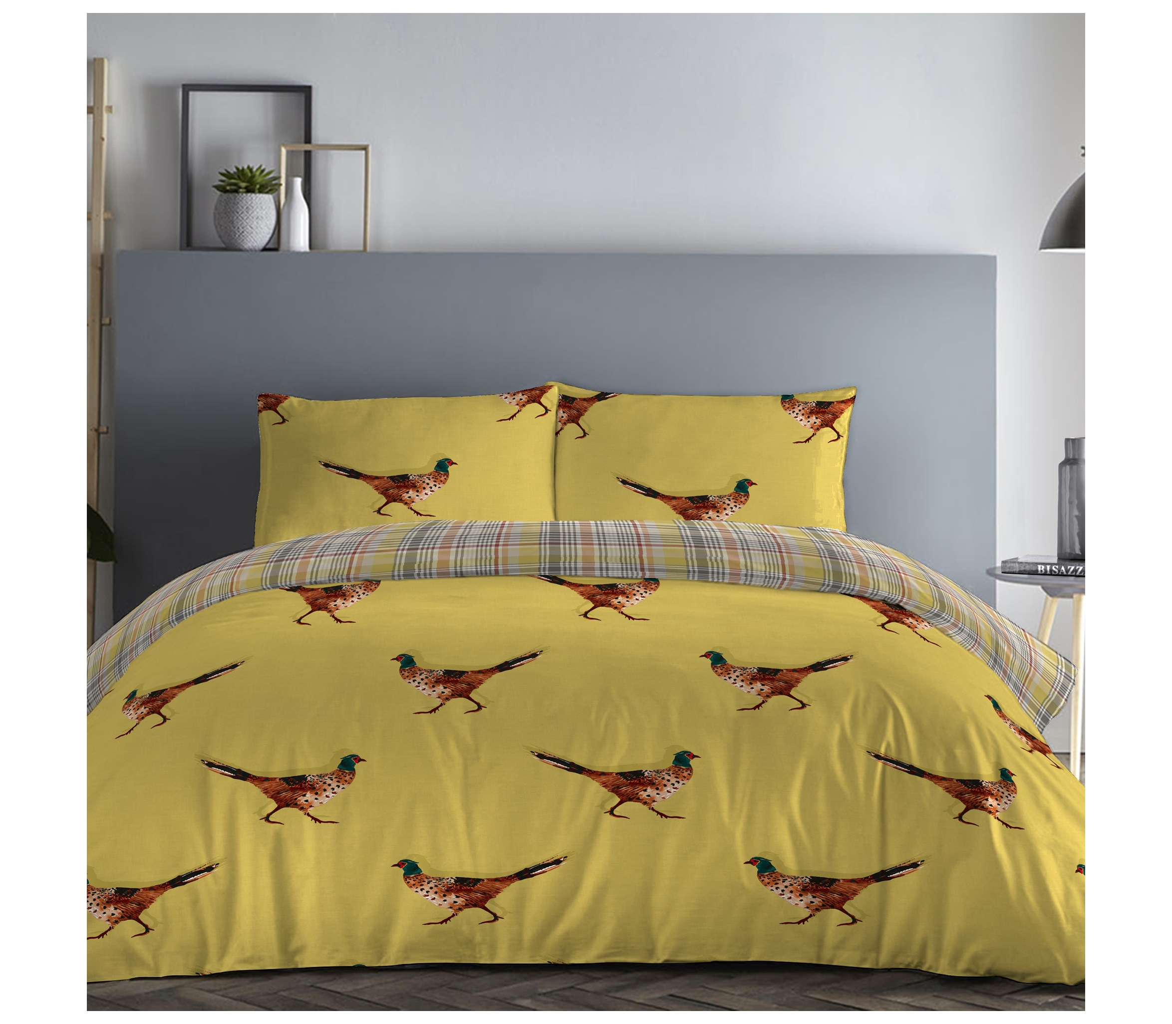 Fusion Pheasant Ochre Bedding | J Rosenthal & Son