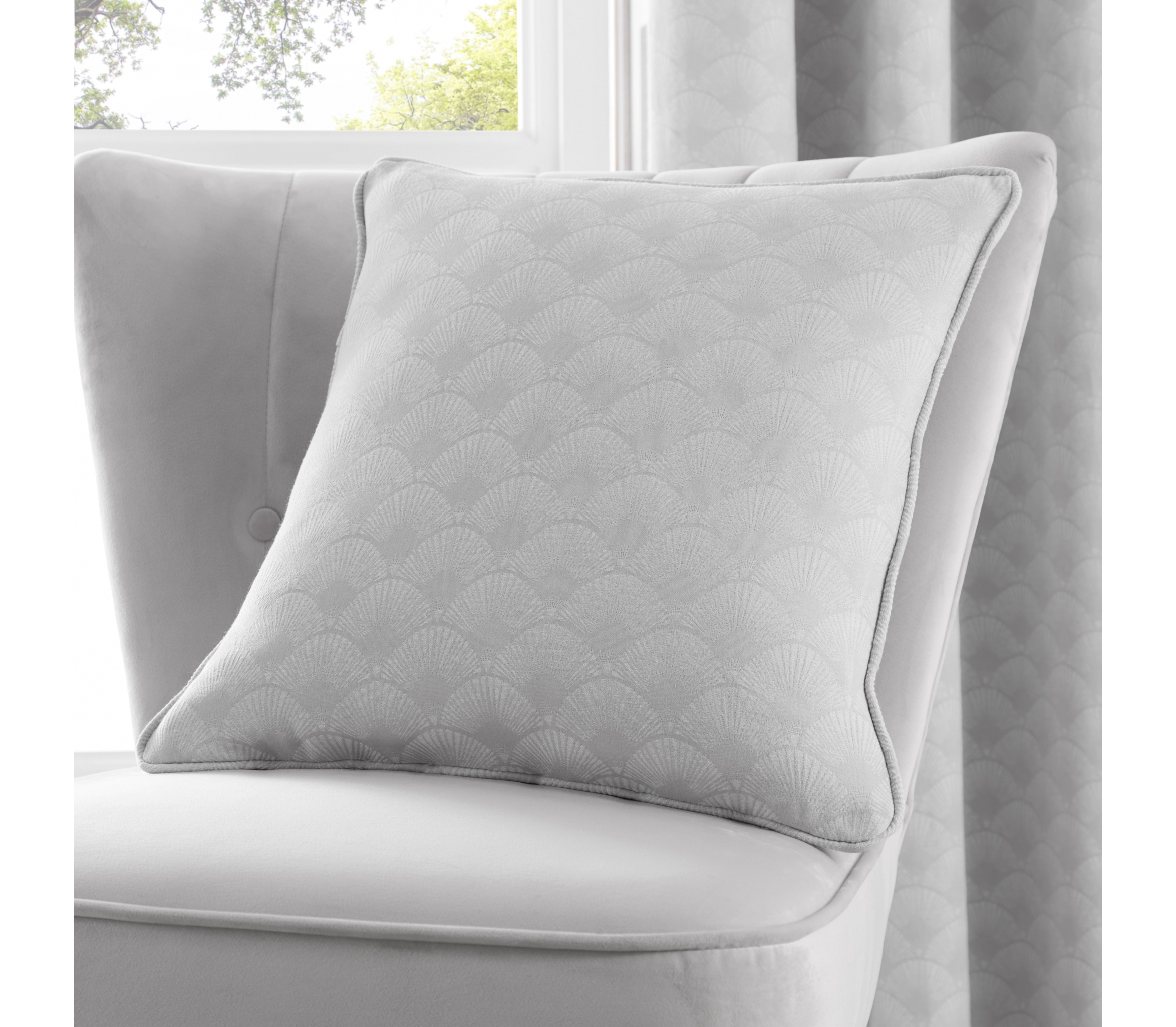 Tiffany Silver Filled Cushion | J Rosenthal & Son