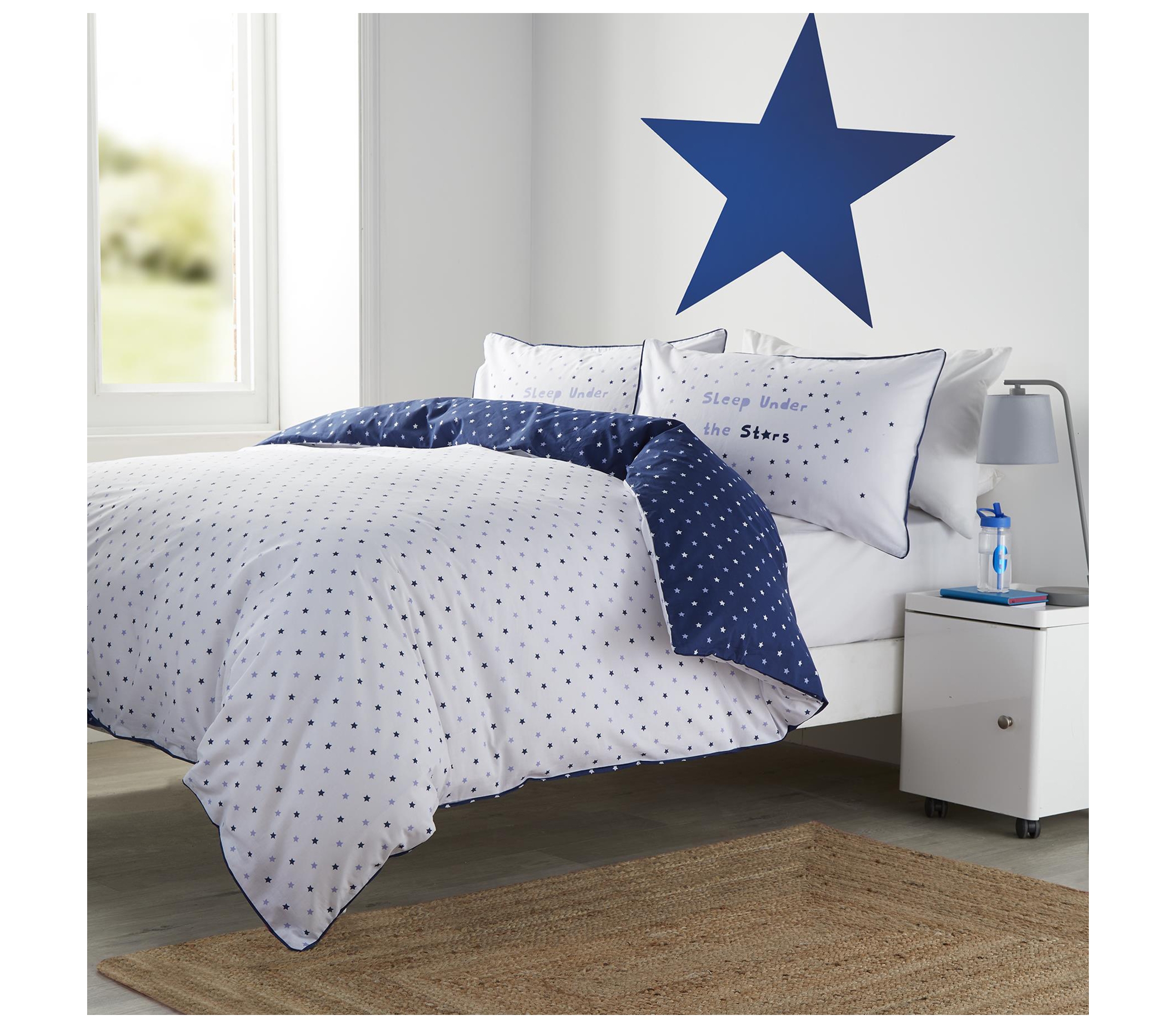 Appletree Kids - Mini Stars - Blue Duvet Cover Set | J Rosenthal & Son